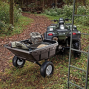 Ohio Steel 4048P-HYB Dump Cart, 15 Cubic feet, Hybrid Hitch - with Pin to Lock