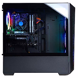 CYBERPOWERPC Gamer Xtreme VR Gaming PC, Intel Core i5-12400F 2.5GHz, GeForce RTX 3050 8GB, 16GB DDR4, 500GB NVMe SSD, WiFi & Win 11 Home (GXiVR8060A16), Black