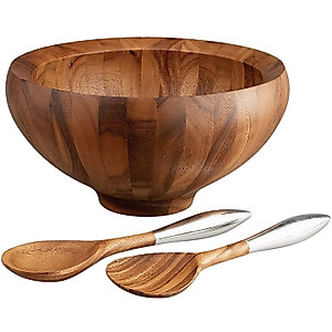 Nambè 5001 Yaro Salad Bowl w/Servers
