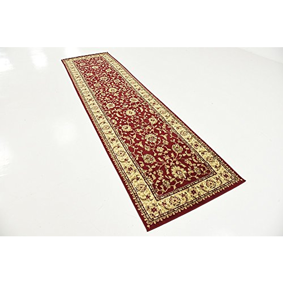 Unique Loom Voyage Collection Traditional Oriental Classic Intricate Design Area Rug (2' 7 x 10' 0 Runner, Red/Gold)
