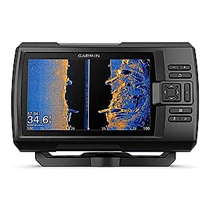 Garmin Striker Vivid 7sv, Easy-to-Use 7-inch Color Fishfinder and Sonar Transducer, Vivid Scanning Sonar Color Palettes (010-02553-00)