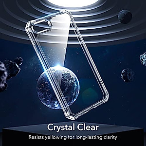 ESR for iPhone SE (2022) Case, iPhone SE (2020) and iPhone 8, Military-Grade Protection, Shock-Absorbing Corners, Scratch and Yellowing-Resistant Back, Phone Case for SE 3/2, Air Armor Case, Clear