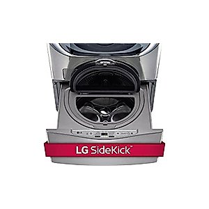 LG WD100CV 1.0 Cu. Ft. Graphite SideKick Pedestal Washer
