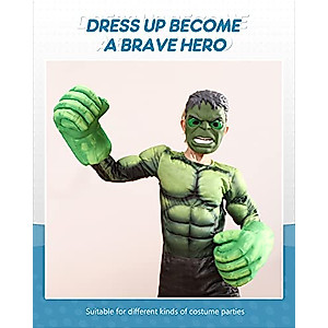 neexan Superhero Birthday Party Supplies pair of Soft The Superhero Toys For Kids Good For Halloween,Christmas,Cosplay (1 Pair Light Green)