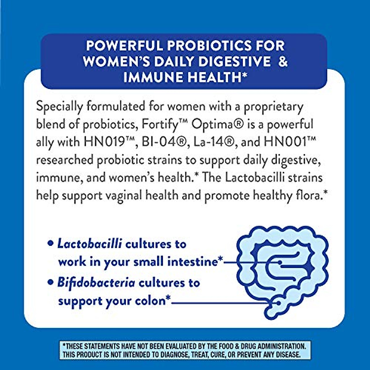 Nature’s Way Fortify Optima Women’s Daily Probiotic, 90 Billion, 15 Strains, Prebiotic, 30 Capsules