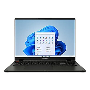 ASUS Vivobook S 16 Flip 16” WUXGA Touch, AMD Ryzen 7 7730U CPU, AMD Radeon Vega 7 Graphics, 8GB RAM, 1TB SSD, Fingerprint Sensor, Stylus Supported, Windows 11 Home, Midnight Black, TN3604YA-DS74T