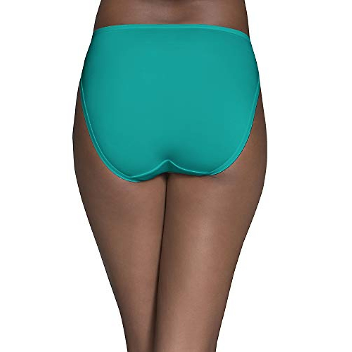 Fruit of the Loom womens Microfiber Panties (Regular & Plus Size) Underwear, Hi Cut - 12 Pack Assorted, 8 US