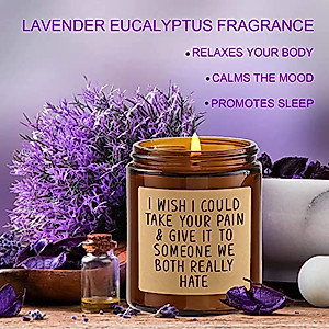 Get Well Soon Gifts for Women Men, Feel Better Candles Gifts for Women Men After Surgery, Inspirational Gifts, Sympathy, Grieving, Condolence, Divorce, Miscarriage, Sorry for Your Loss, Cancer Gifts