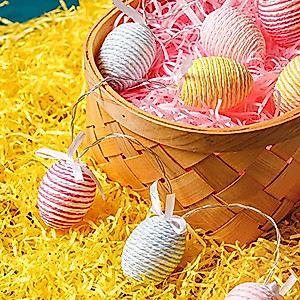 Easter Basket Grass, 320 g 11.3 oz Multicolor Easter Grass Recyclable Paper Shred for Easter Basket Grass Filler/Stuffers, 4 Colors