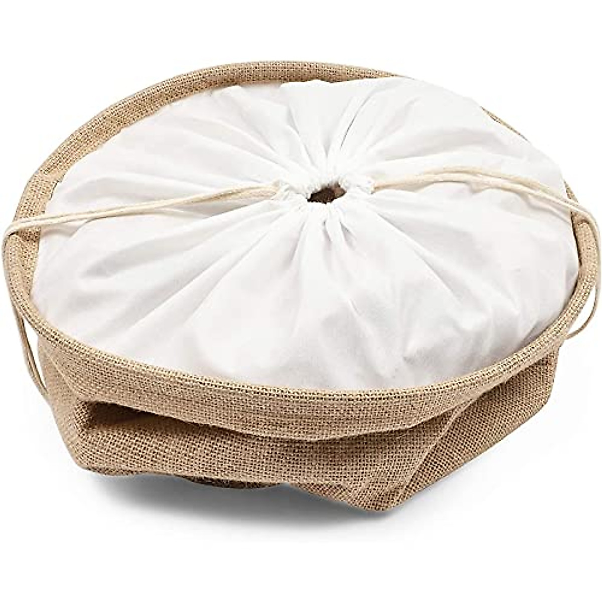 Collapsible Laundry Basket Large with Drawstring Top Closure (13.4 x 22 in)