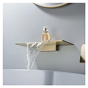 Wall Mounted Hidden Bathtub Faucet Hot and Cold Water Faucet Waterfall Spout 304 Stainless Steel,kitchen sink faucet