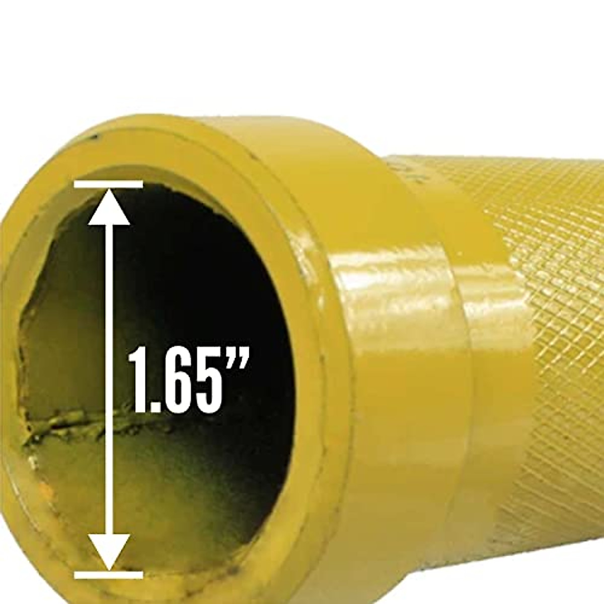 US Cargo Control Ergo 360 Combination Winch Bar, High-Strength Cargo Winch Bar with Angular Tip for Winches and Lever Binders, Ergonomic Design with No-Slip Grip, Yellow, 34 Inches