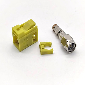 GXMRHWY A-Z Code Fakra Female to SMA Male Adapter Car RF Panel Mount Automotive Radio Connector (K Code)