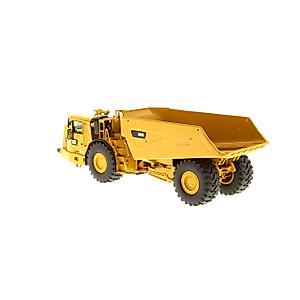 Diecast Masters 1:50 Caterpillar AD60 Articulated Underground Truck, with Working LED Lights and Removable Rock Load Included – High Line Series 85516
