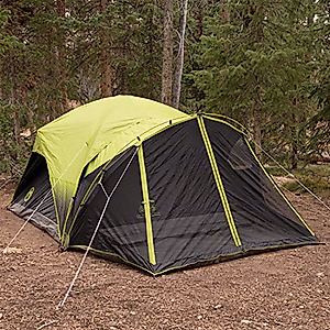 Coleman Carlsbad Dark Room Camping Tent with Screened Porch, 4/6 Person Tent Blocks 90% of Sunlight and Keeps Inside Cool, Weatherproof Tent with Easy Setup and Screened-in Porch