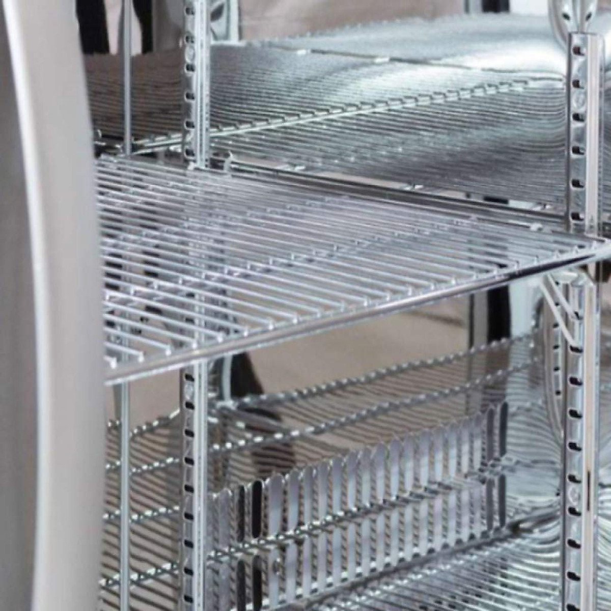 New Procool Refrigeration 2-door Glass Front Stainless Steel Back Bar Cooler; 36" Wide, Counter Height Refrigerator