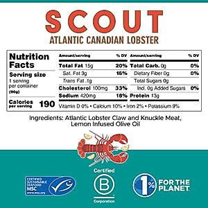Scout Atlantic Canadian Lobster, 3.2 OZ