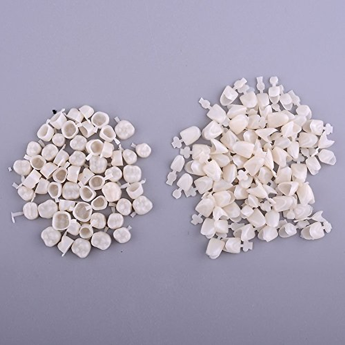 100pcs Dental Temporary Crown Veneers Material Anterior Front Back Molar Teeth