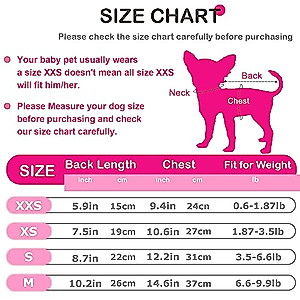 Set of 2 Dog Clothes for Small Dogs Girl Boy Turtleneck Knitted Chihuahua Sweater, Girl Dog Clothes, Red Cute Pet Knitwear Sweaters Soft Puppy Cold Weather Outfits Doggie Cat Clothing (XX-Small)