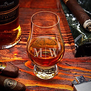 HomeWetBar Personalized Glencairn Whiskey Glass Engraved Whisky Glass