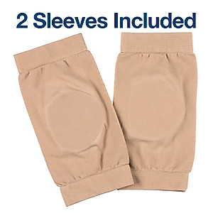 ZenToes Ankle Bone Protection Socks Malleolar Sleeves with Gel Pads for Boots, Skates, Splints, Braces - 1 Pair