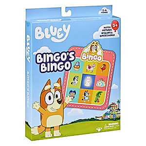 Bluey - Bingo's Bingo Card Game - Fun Matching Game Where You Match Images (13034)