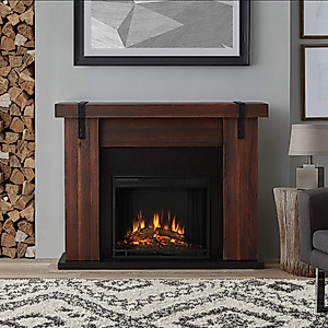 Aspen 49" Electric Fireplace in Gray Barnwood by Real Flame