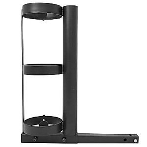 Tredre Oxygen Tank Holder Cane Holder 2 in 1 for Power Mobility Scooters, Electric Wheelchair Accessories (Works with 1"X1" Hitch Receiver Equipped), Suitable for D and E Oxygen Cylinder