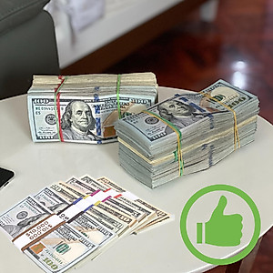 Money Bands for Cash 600-PCS Self Adhesive Wrappers for Bills, Currency Sleeves for Prop Money with One White Pen(50 of Each-600 Assorted)