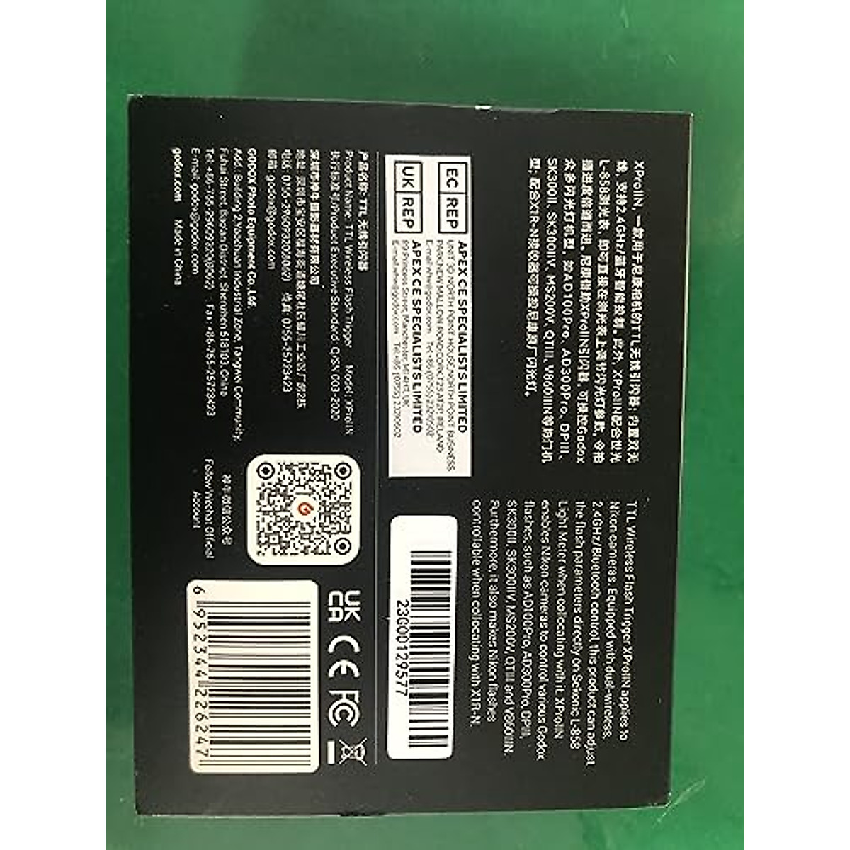 Godox XProII-N Wireless Flash Trigger for Nikon Camera, Xpro-N Upgrade Version, 1/8000s HSS TTL Large LCD Screen Flash Transmitter Compatible with Nikon Z6 D850 D750 D610 D7100 D5300 D3100