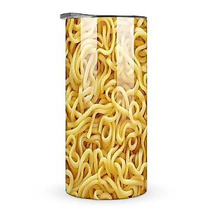 Instant Noodles Funny Coffee Mug Stainless Steel Travel Insulated Tumbler Double Wall Water Cup 10 Oz