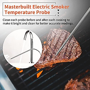 Digital Thermostat Panel Kit Replacement with Electric Smoker Temperature Probe Compatible with Masterbuilt 20070211, 20070311, 20070411 and More Digital Electric Smoker,Part Number-9907100001