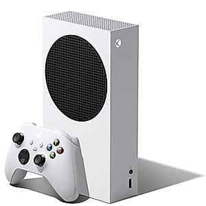 Microsoft Xbox Series S All-Digital Console I Wireless Controller I HDR I AMD FreeSync I Up to 1440p Gaming Resolution I Up to 120 FPS Performance Target I with HDMI Cable (Fortnite & Rocket League) (Renewed)