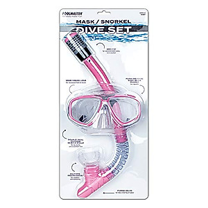 Poolmaster Sport Dive Mask/Snorkel Dive Set, Pink
