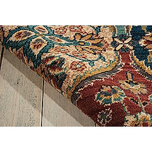 Nourison Nourison 2020 Persian Multicolor 8' x 10'6" Area -Rug, Easy -Cleaning, Non Shedding, Bed Room, Living Room, Dining Room, Kitchen (8x11)