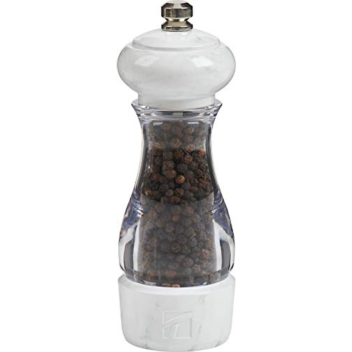 Trudeau 6" MAYA PEPPERMILL MARBLE Pepper Mill, 6"