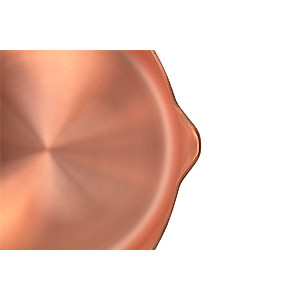 Cuisine Romefort | pure copper saucepan with pouring spout 1,5 qt | ideal for sweets or sauces, sugar pot, casserolle