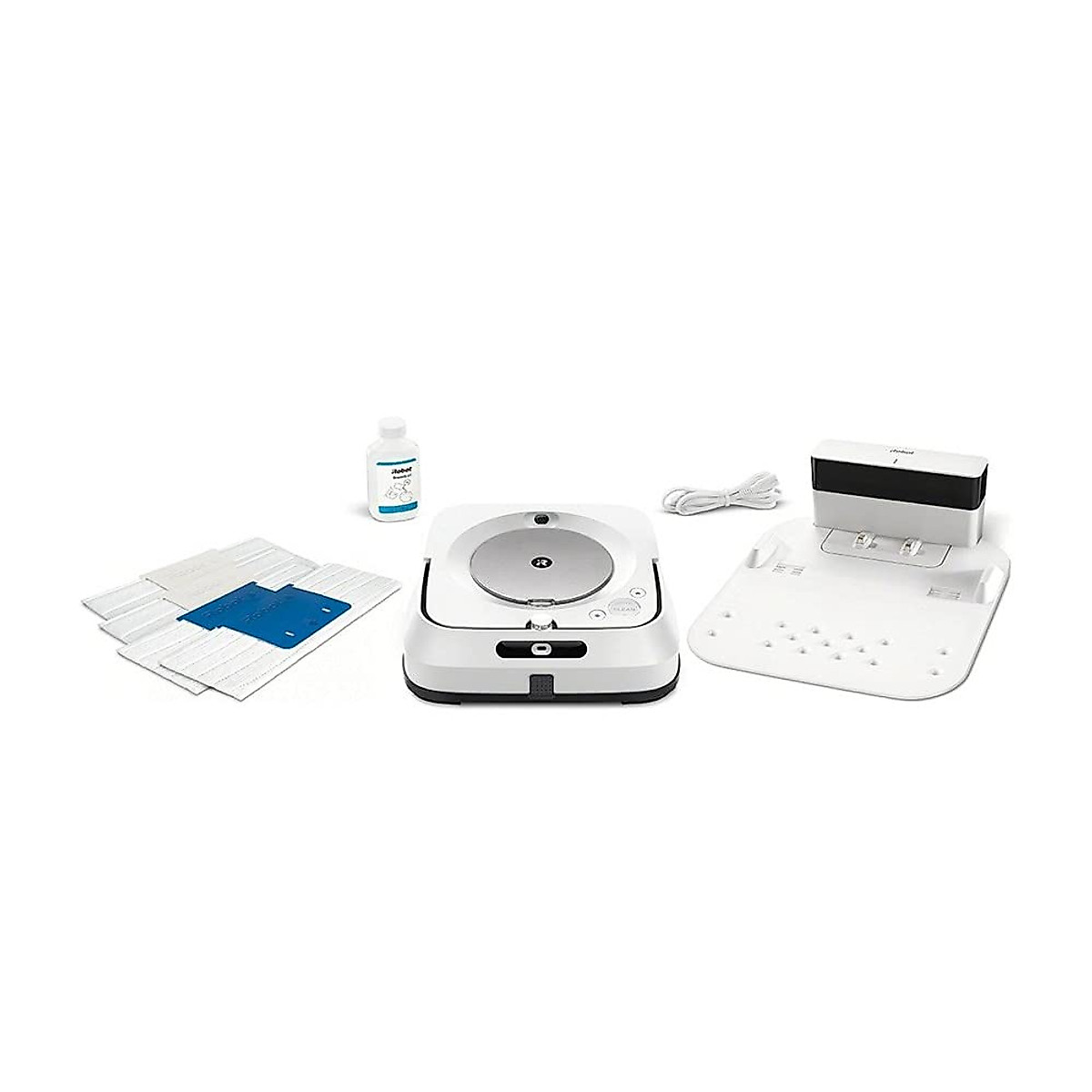 iRobot Roomba i7 7150 Wi-Fi Connected Robot Vacuum and Braava Jet m6 Robot Mop Bundle (2 Items)
