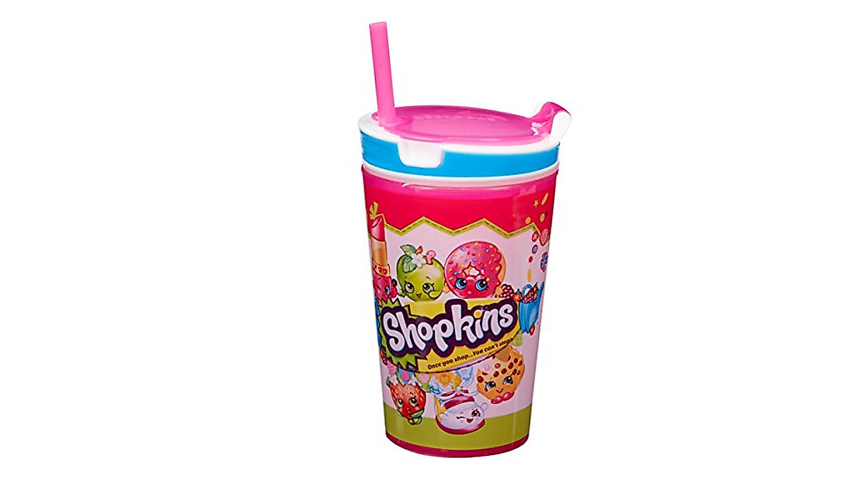 Shopkins Snackeez 2-in-1 Cup: Drink & Snack Delight