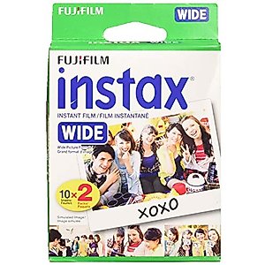 Fujifilm Wide Instant Color Film Instax for 200/210 Cameras - 2 Twin Packs - 40 P.
