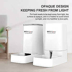 Pet Lavu Pet Food Feeder and Water Dispenser for Dogs and Cats,Automatic Gravity Dog Food and Water Dispenser,Auto Feeder Self Feeding for Dog Cat Pets Puppy