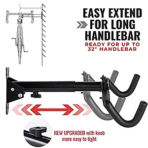 DADA NANA Bike Rack for Garage Storage Bike Hangers for Garage Racks Hanger Wall Bike Rack Wall Mount Bicycle Storage (1 PACK)