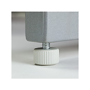 Bush Business Furniture Double Cubicle Desk with Privacy Panels | Easy Office Collection Two Person L Shaped Table | 60Dx120Wx45H