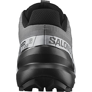 Salomon Men's Speedcross 6 Sneaker, Quiet Shade/Black/Pearl Blue, 8.5