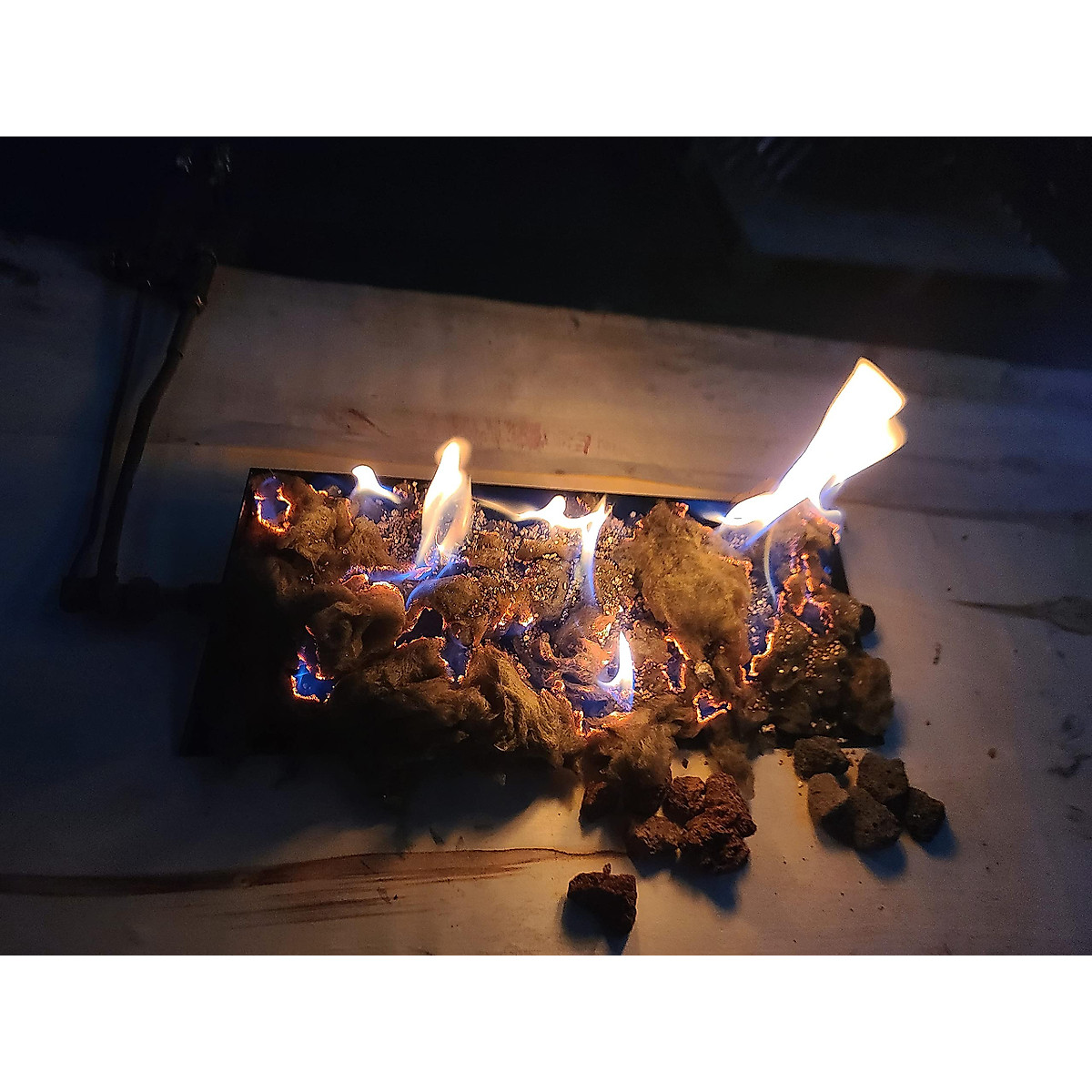 High Temperature Resistance Glowing Embers 7 oz Bag for Gas Logs-