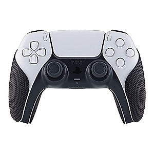 eXtremeRate PlayVital Anti-Skid Sweat-Absorbent Controller Grip for ps5 Controller, Professional Textured Soft Rubber Pads Handle Grips for ps5 Controller