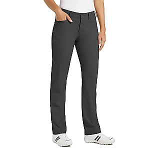Willit Women's Golf Pants Stretch Hiking Pants Quick Dry Lightweight Outdoor Casual Pants with Pockets Water Resistant Deep Gray 12