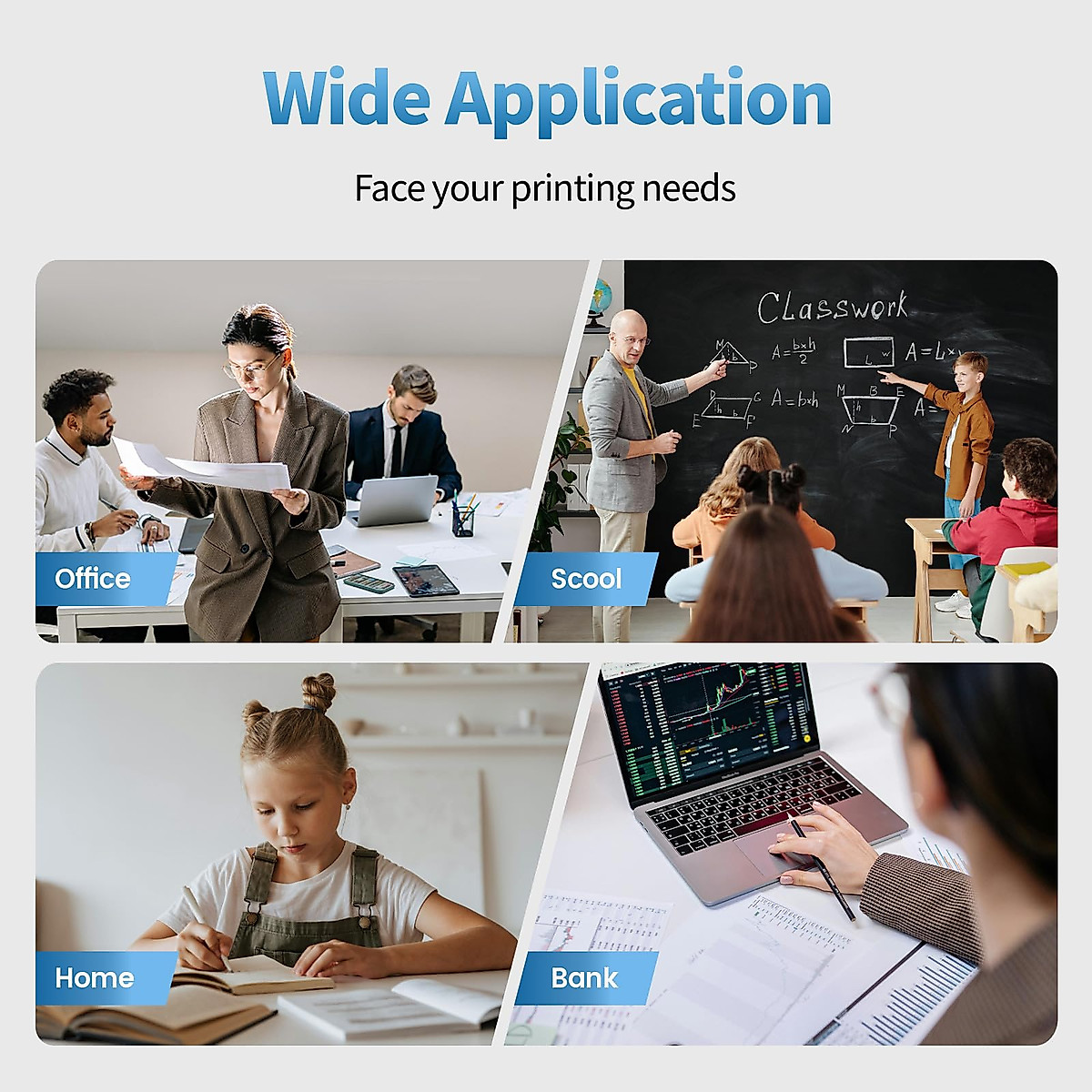 SANUNE 63XL Ink Cartridge Combo Pack Remanufactured for HP Ink 63 for HP Officejet 3830 4650 5255 5258 5200 4652 4655 Envy 4520 4512 DeskJet 2130 2132 Printer (63XL Ink Cartridges Black and Tri-Color)