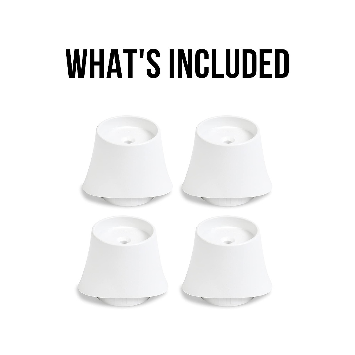 Wall Nanny 4 Inch Extension Accessories for Baby Gate (Made in USA) Connect Extensions to Wall Nanny's and Add 4 Inches in Length to Baby Gates - 4 Pack