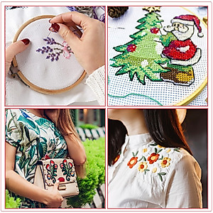 Needbrock 1060 Pcs String Bracelet Kit, Friendship Bracelets String Making Kit Including 110 Colors Embroidery Floss, 900 Beads and 50 Cross-Stitch Tool, String Kit for Friendship Bracelet Making